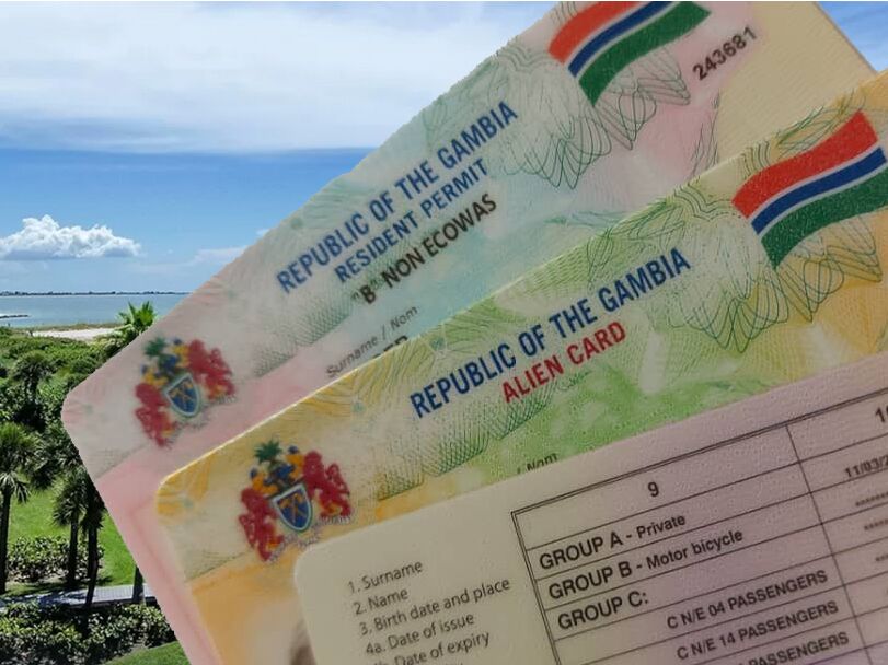 How to register as a permanent resident in the Gambia?
